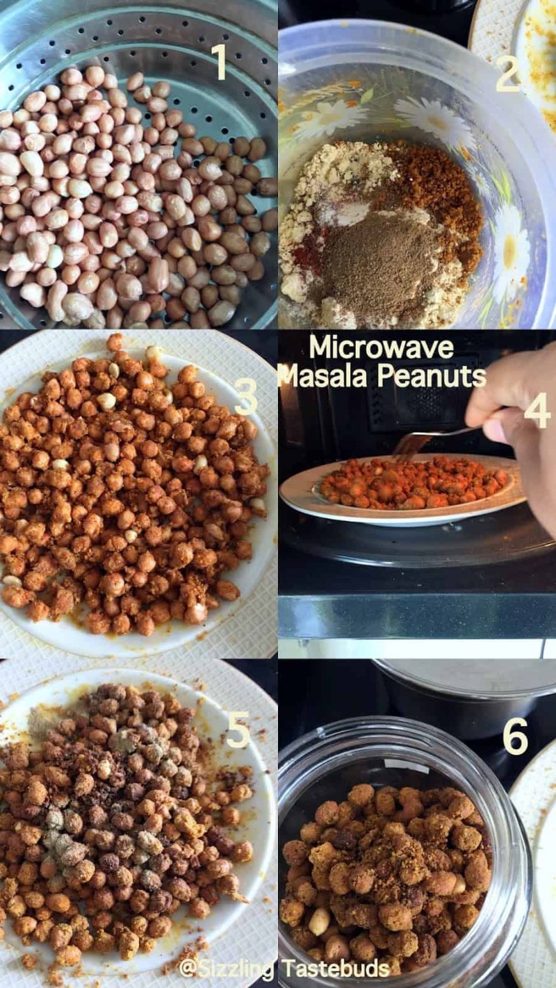Microwave Masala Peanuts | Easy Tea Time Snacks