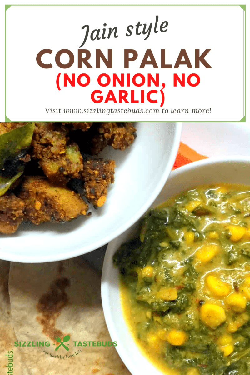 Jain Style Corn Palak