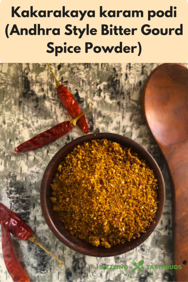 Kakarakaya karam | Andhra Style Bitter Gourd Spice Powder