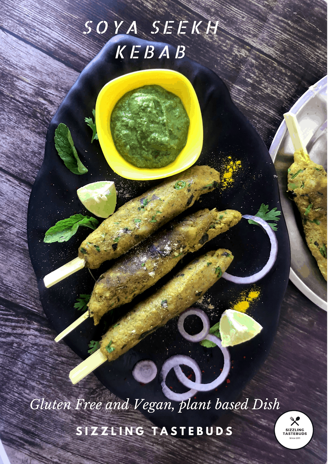 Soya Seekh Kebab - How to make Vegetarian Seekh Kebab | Video Recipe ...