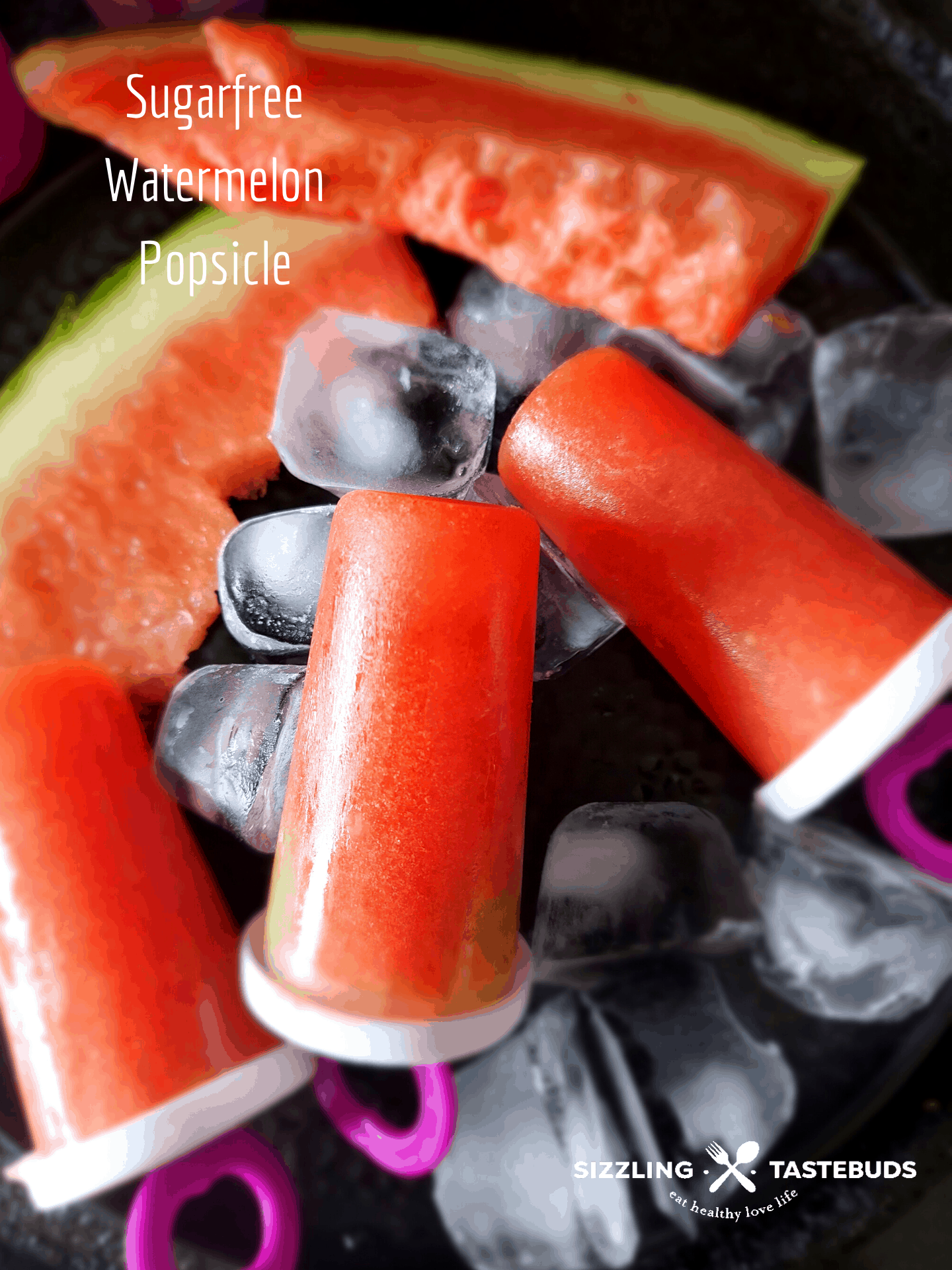 Sugarfree Watermelon Popsicles