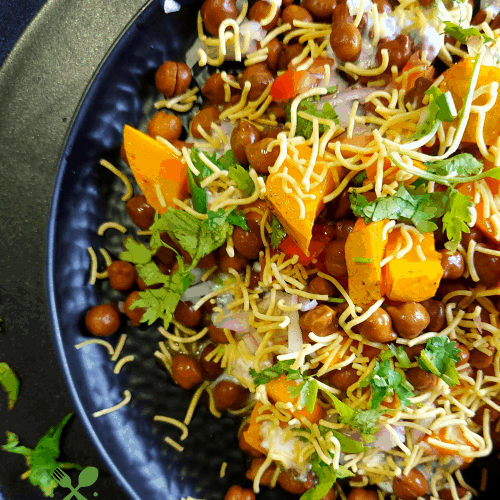 Tikki Chole Chaat | Easy Chaat Recipes