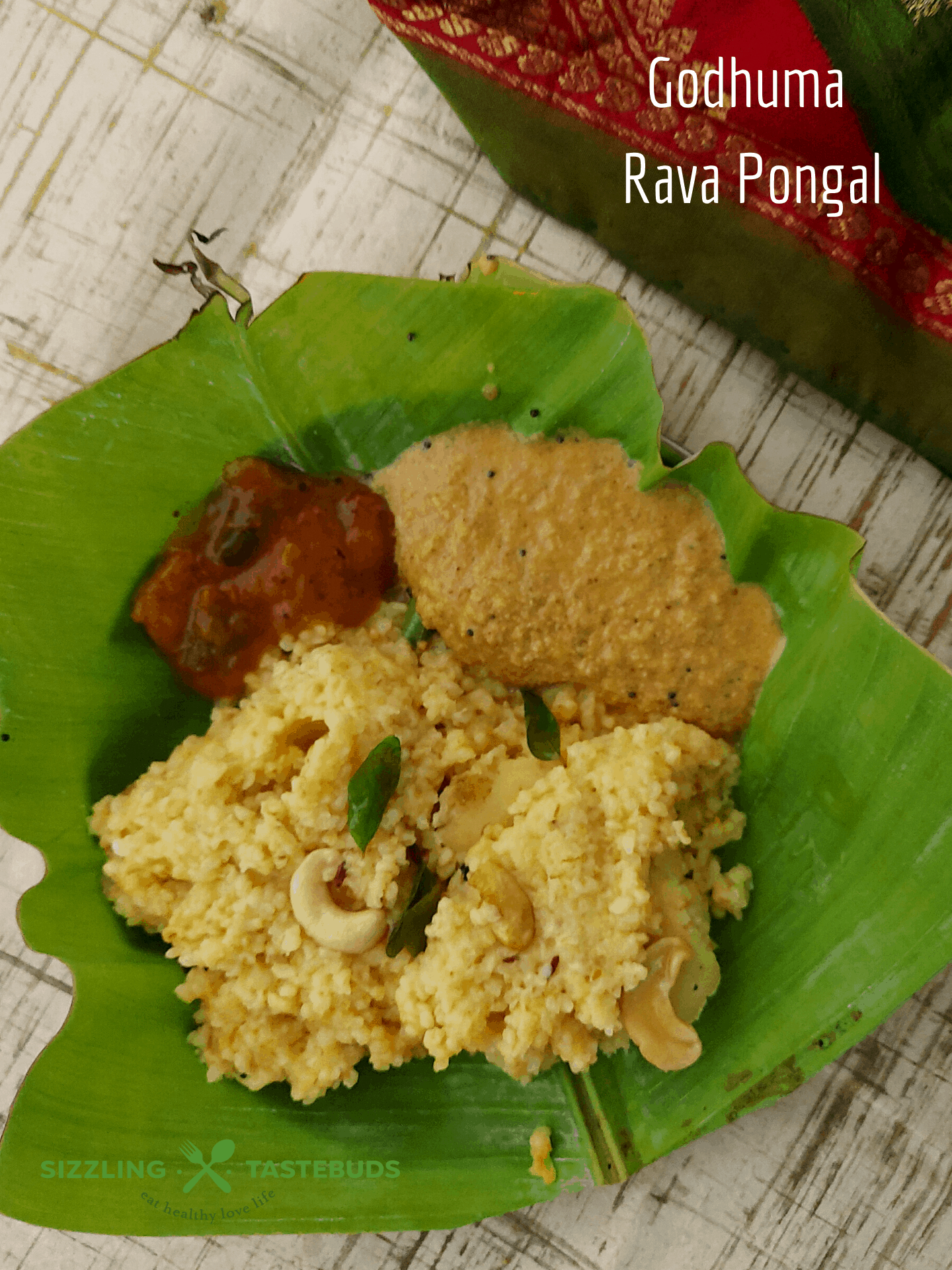 Instant Pot Godhuma Rava Pongal~Godhuma Rava pongal