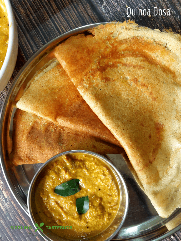 No Rice Quinoa Dosa