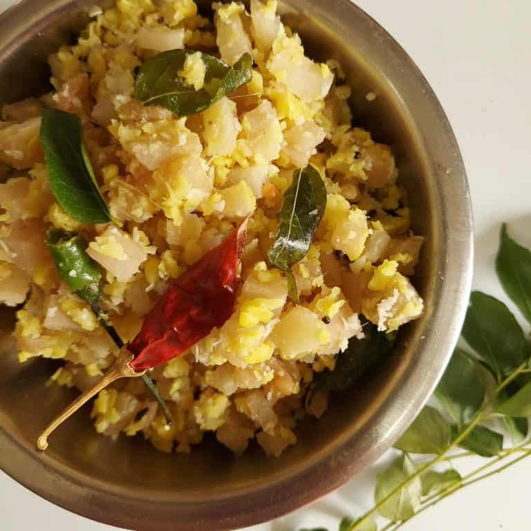 Podalangai Podi Thooval | Snake gourd stir fry