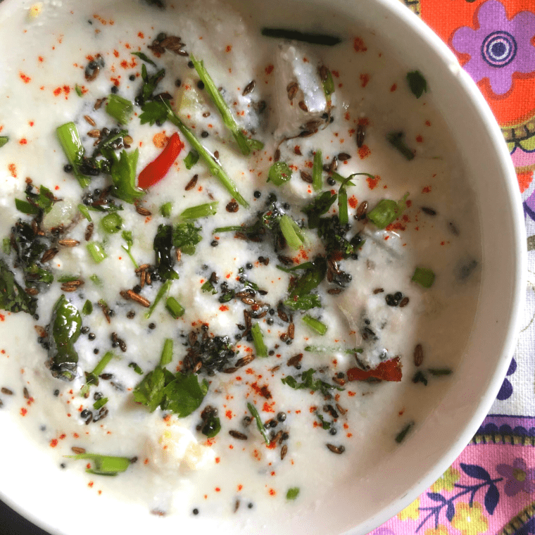 Adraki Rathaloo Raita | Sweet Potato Raita
