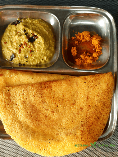 Brown Rice Adai | Brown Rice and Lentil Dosa