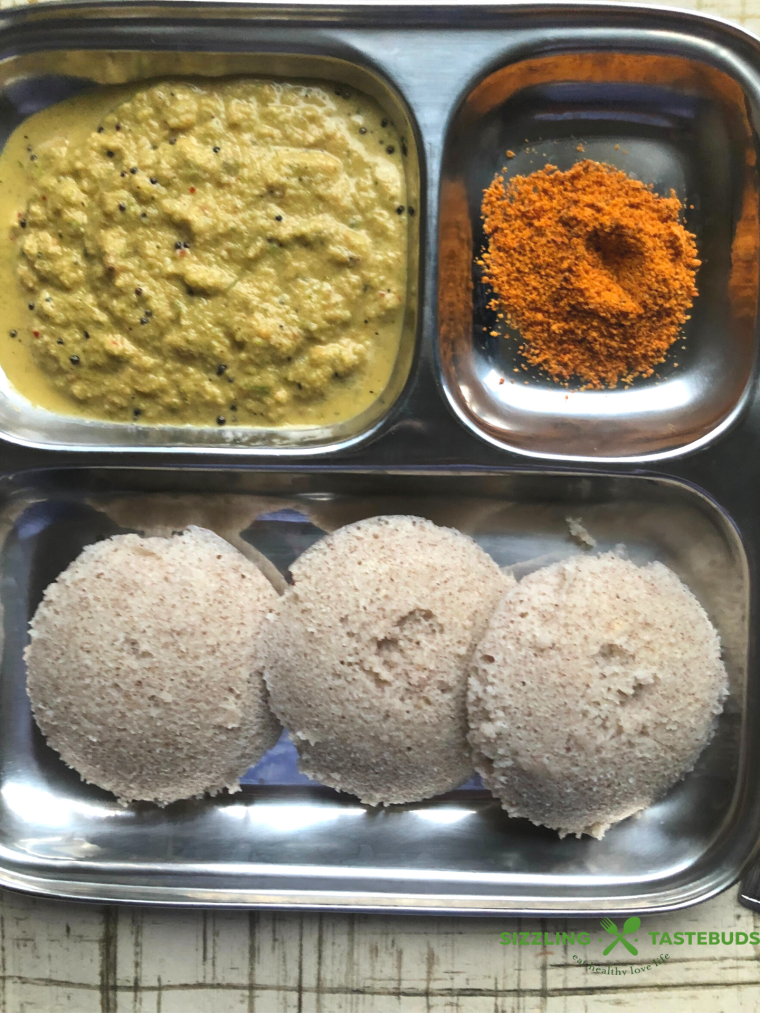 Ragi Idli | Finger Millet Idli using Whole Ragi grains