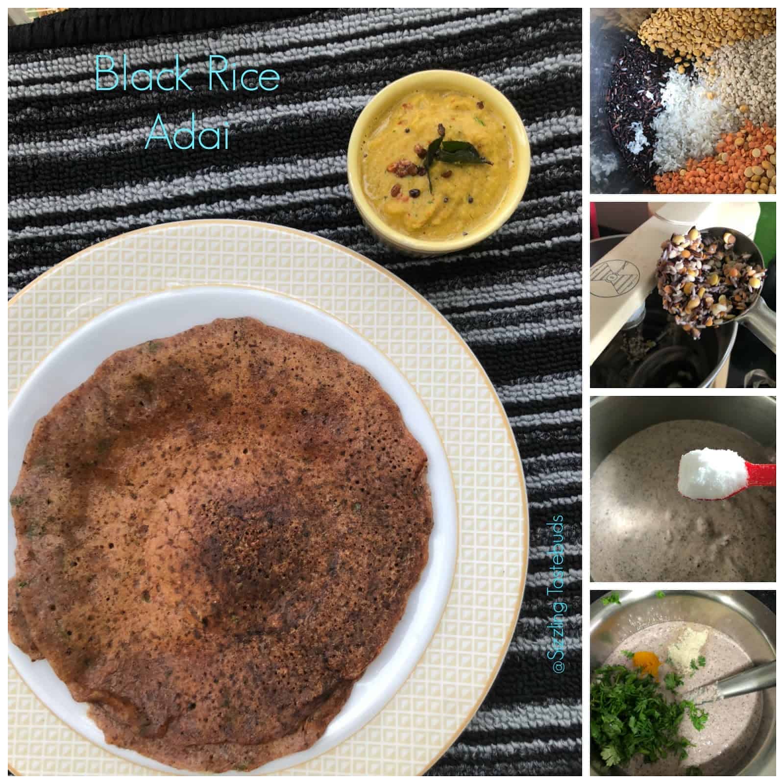 Black Rice Adai | Kavuni Arisi Dosa