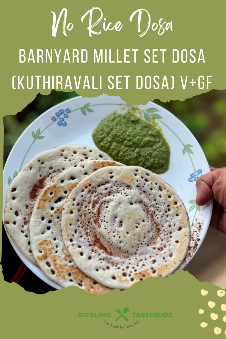 Millet Set Dosa | Barnyard Millet Set Dosa
