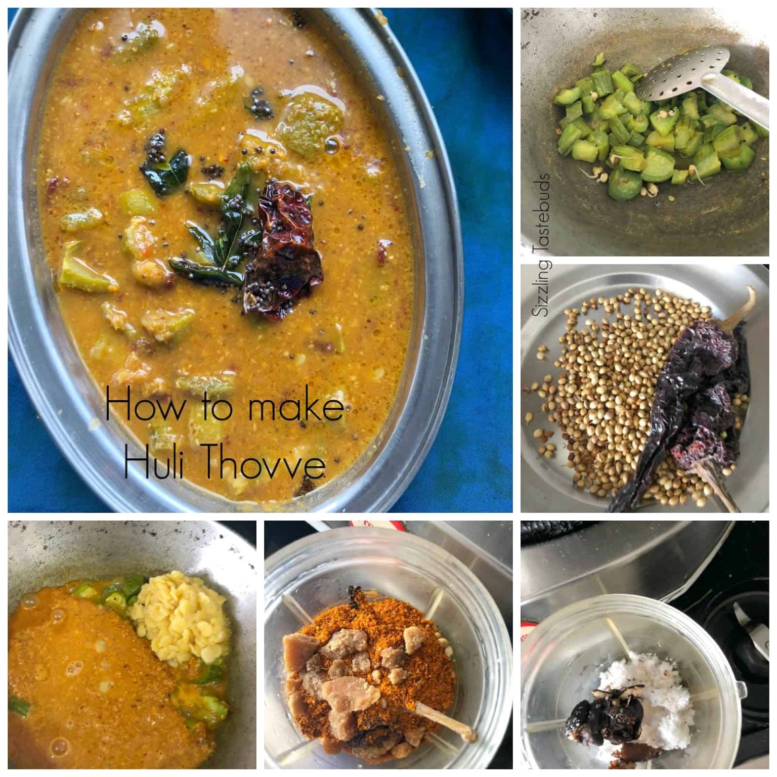 Heerekayi Huli Thovve | Ridgegourd in tangy spicy sauce