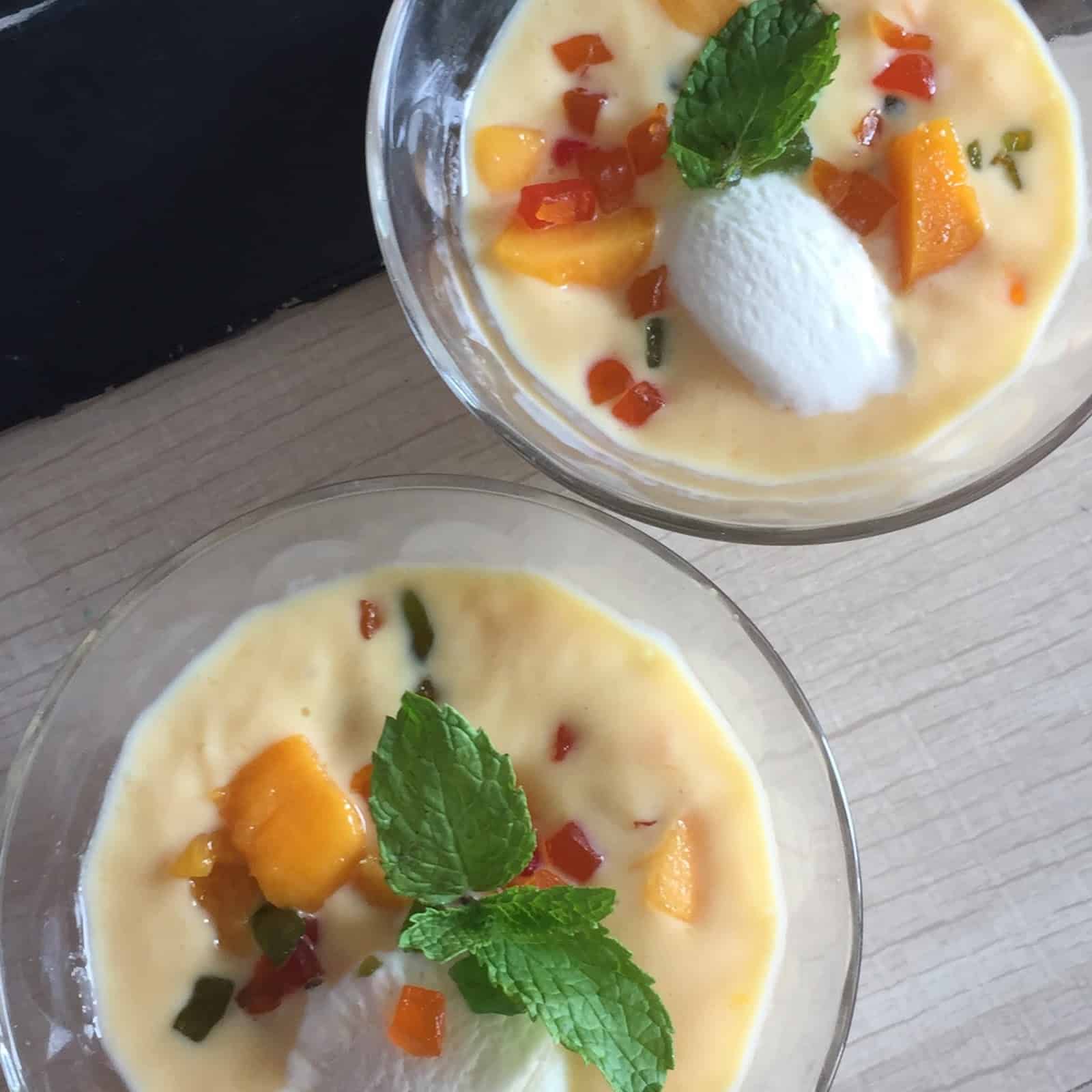 Mango Mastani | Quick Mango Dessert